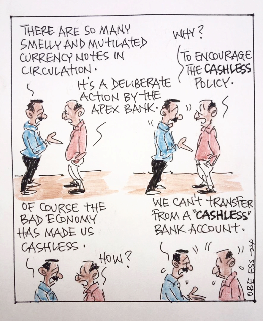 CARTOON OF THE DAY: Smelly and mutilated notes in circulation | TheNewsGuru
